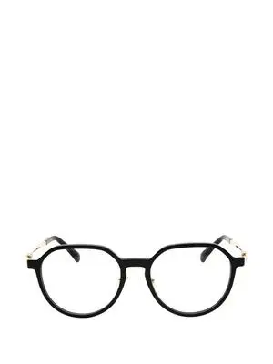 Max Mara Geometric-frame Glasses - Black