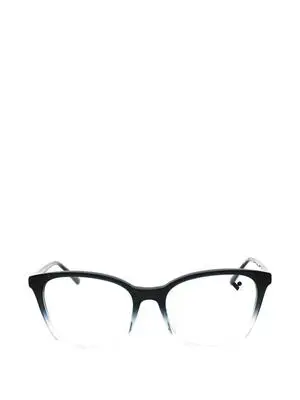 Bebe Gradient-effect Rectangle-frame Glasses - Black