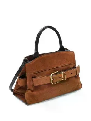 Marc Jacobs Small Dakota Buckle-detail Suede Tote Bag
