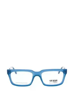 Guess Rectangle-frame Glasses - Blue
