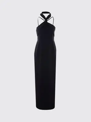 Solace London Long Criªpe Dress