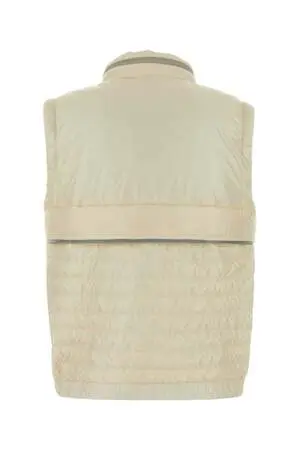 Moncler Cream Nylon Gumiane Down Jacket - Yellow
