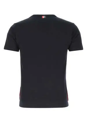 Thom Browne Midnight Cotton T-shirt - Blue