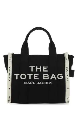 Marc Jacobs Canvas The Tote Shopping Bag - Black