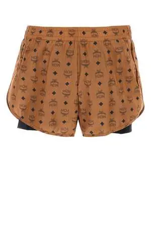 Mcm Printed Nylon Shorts - Multicolor