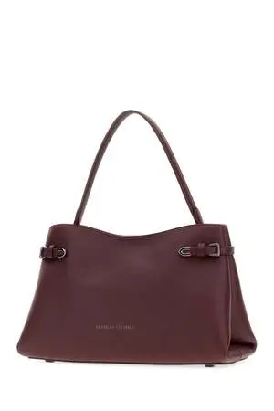 Brunello Cucinelli Grape Leather Handbag - Purple