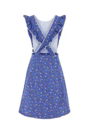 Miu Miu Printed Poplin Dress
