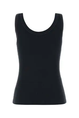 Brunello Cucinelli Dark Stretch Cotton Tank Top
