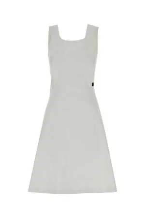 Miu Miu Poplin Dress - White