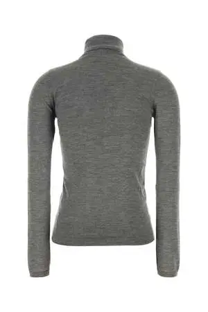 Brunello Cucinelli Grey Cashmere Blend Sweater - Gray