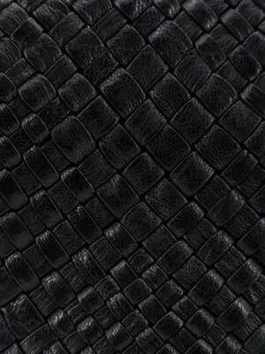 IBELIV Paris Vegetabletanned Leather Crossbody Bag With Woven Pattern