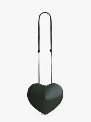 Alaïa Le Coeur Suede Crossbody Bag