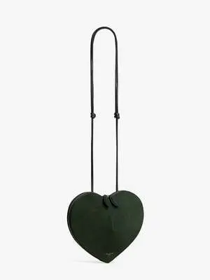 Alaïa Le Coeur Suede Crossbody Bag