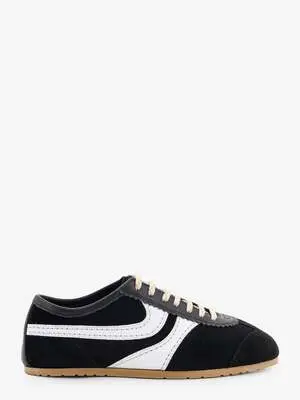 Dries Van Noten Lowtop Suede Sneakers - Black