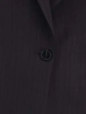 Dries Van Noten Voles Striped Viscose Blazer