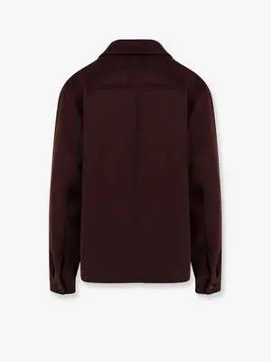 Vince Boiled Wool Jacket With Zip
