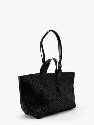 IBELIV Elmio Medium Vegetable Leather Shoulder Bag With Woven Pattern