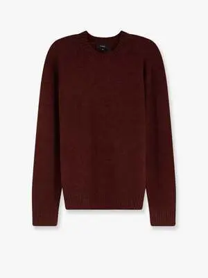 Vince Wool Blend Sweater With Melange Effect