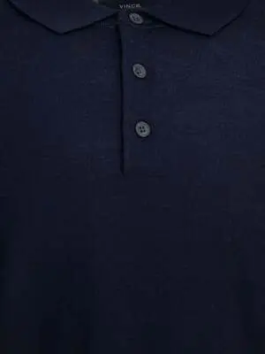 Vince Merino Wool Polo Shirt Sweater