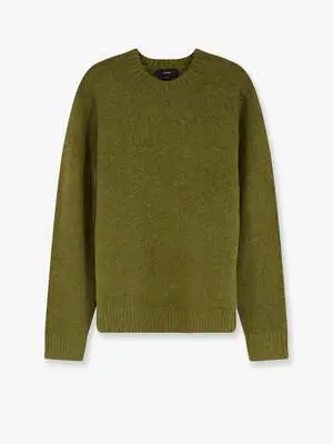 Vince Wool Blend Sweater With Melange Effect