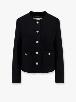 DUNST Classic Tweed Blazer - Black