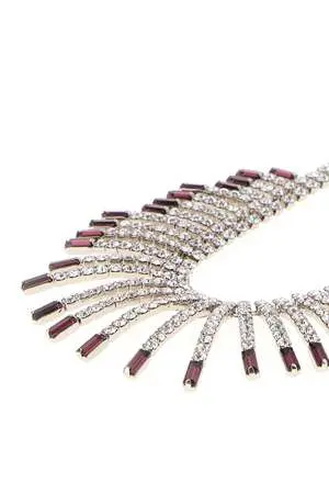 Alessandra Rich Embellished Metal Necklace