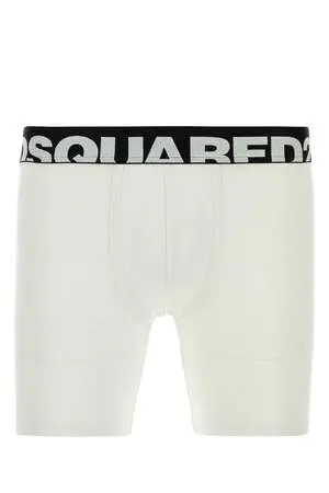 Dsquared2 Stretch Cotton Boxer - White