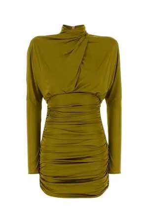 Balmain Pistachio Jersey Mini Dress - Green
