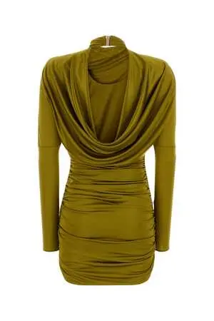 Balmain Pistachio Jersey Mini Dress