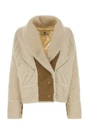 ERMANO SCERVINO Ermanno Scervino Ivory Wool Cardigan