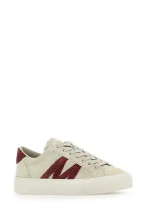 Moncler Sand Suede Monaco2 Sneakers - Brown