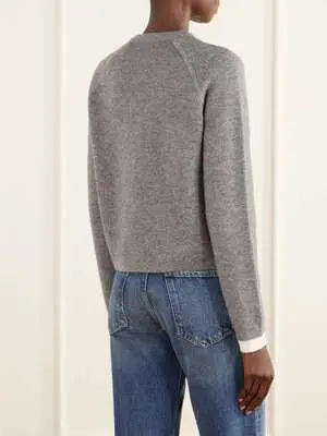 Veronica Beard Elwood Wool-blend Cardigan - Gray