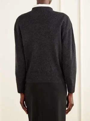 ALLUDE Wool And Cashmere-blend Sweater