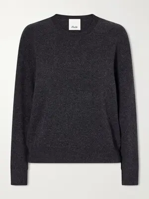 ALLUDE Wool And Cashmere-blend Sweater - Gray
