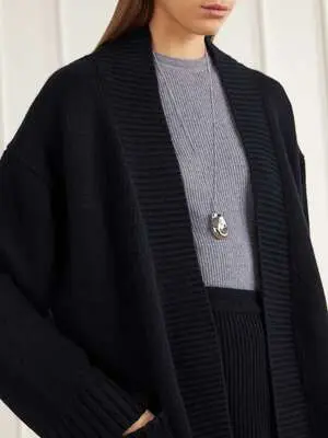 ALLUDE Wool And Cashmere-blend Cardigan