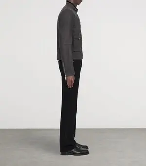 ALLSAINTS Waxed Cotton Kirk Racer Jacket