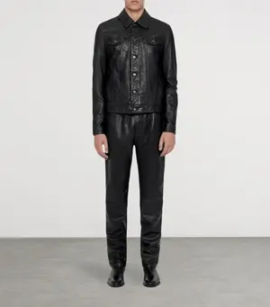 ALLSAINTS Sheepskin Chaiyo Trucker Jacket