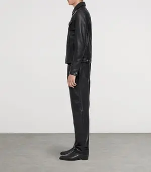 ALLSAINTS Sheepskin Chaiyo Trucker Jacket