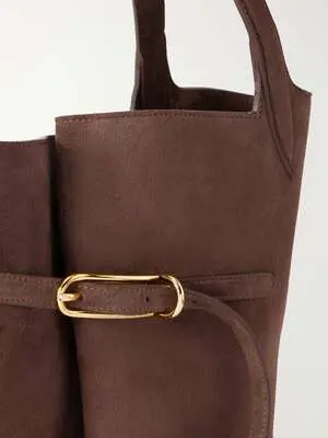 LIFFNER Belted Suede Tote