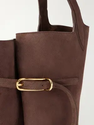 LIFFNER Belted Suede Tote