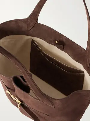 LIFFNER Belted Suede Tote
