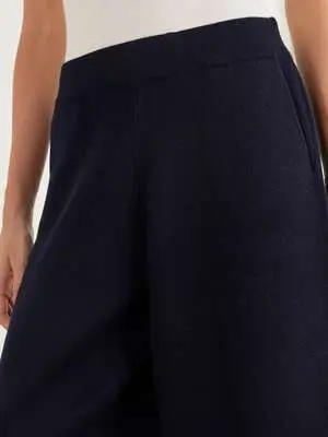 ALLUDE Wool And Cashmere-blend Wide-leg Pants