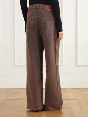 SANDERLAK Mid-rise Wide-leg Jeans