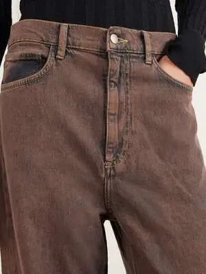 SANDERLAK Mid-rise Wide-leg Jeans