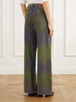 SANDERLAK Mid-rise Wide-leg Jeans