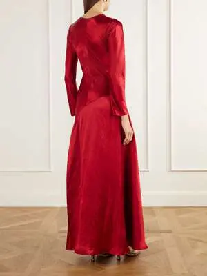 ABADIA Yara Satin Gown