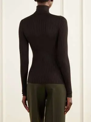 Gabriela Hearst Peppe Ribbed Cashmere-blend Sweater