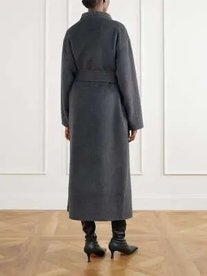 ALMADA Mara Belted Wool And Cashmere-blend Coat