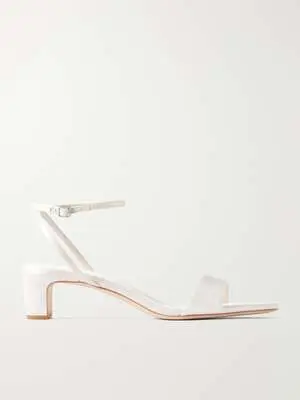 LOEFFLER RANDALL Alice 44 Satin Sandals - Cream
