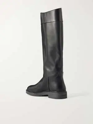 AQUAZZURA Ride 30 Leather Knee Boots